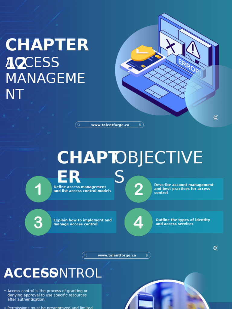 (Chapter 12) Access Management | PDF | Computer Access Control | Access Control