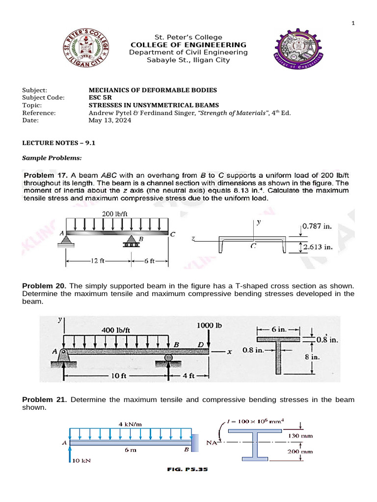 Lecture 9.1 Esc 5R Bes 14 | PDF