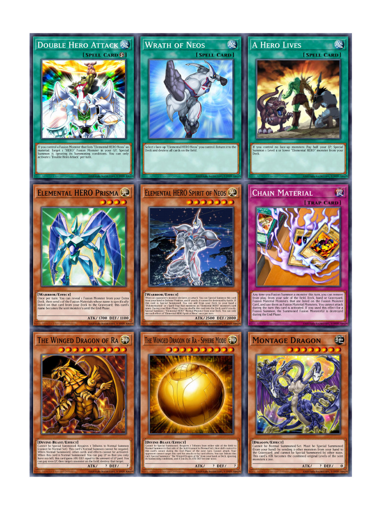 Cards Yu-Gi-Oh | PDF
