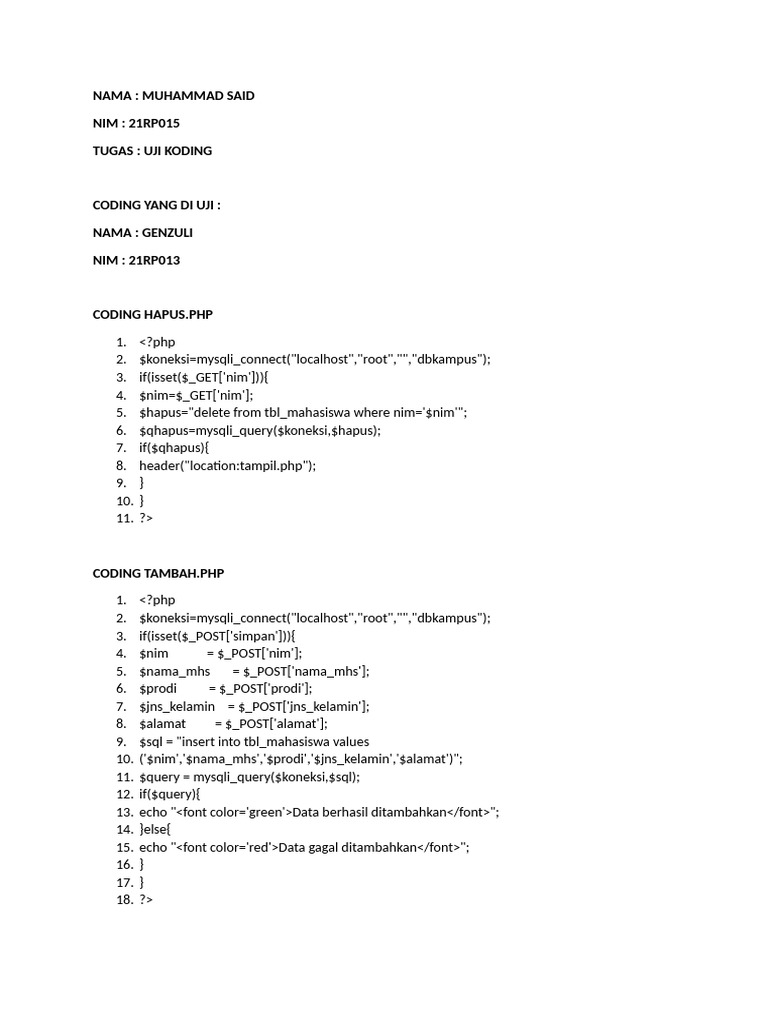 21RP015 MUhammad Said TUGAS Diagram Alur | PDF | Computer Programming