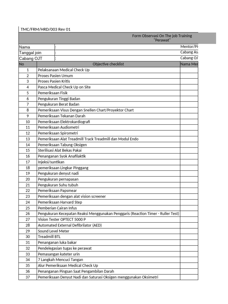 Orientasi Perawat | PDF