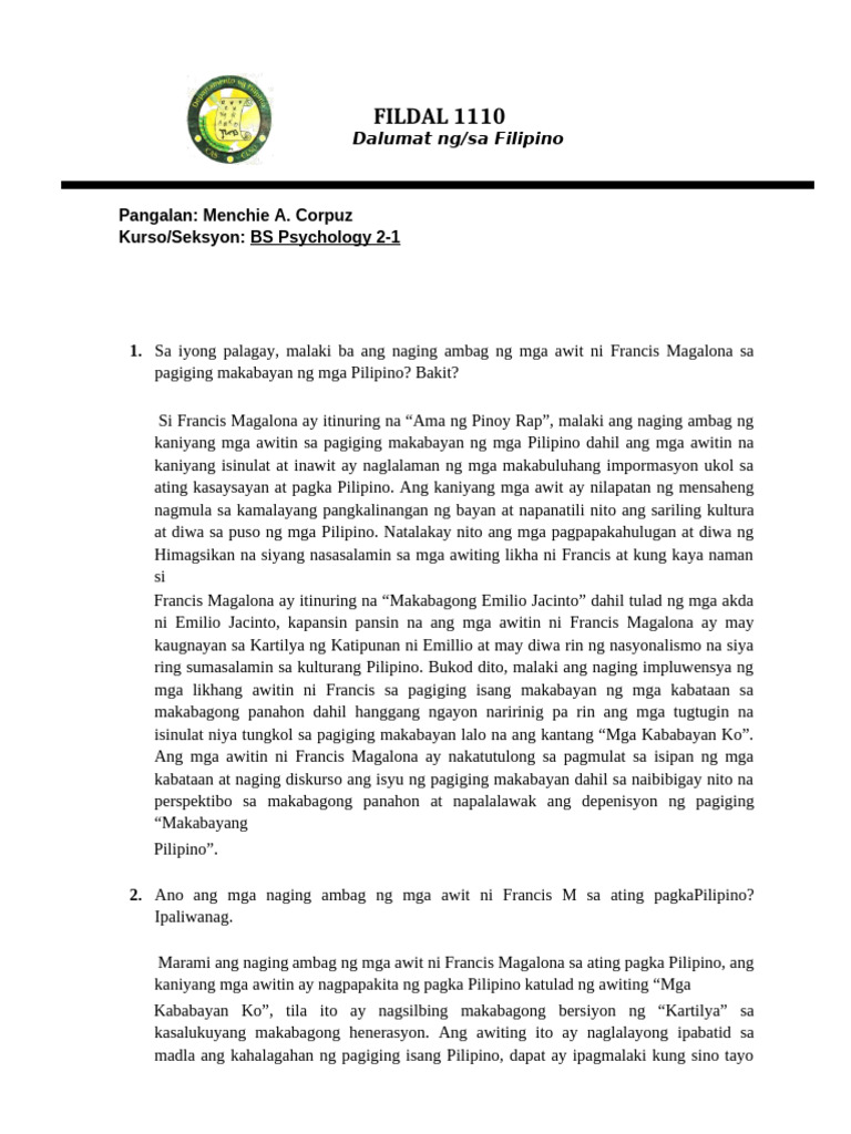 Menchie Corpuz - Activity | PDF