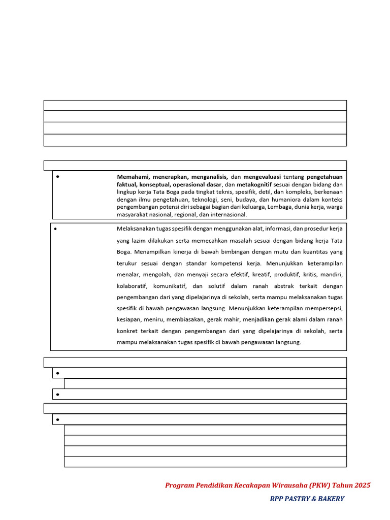 RPP LKP Cendana 2025 | PDF