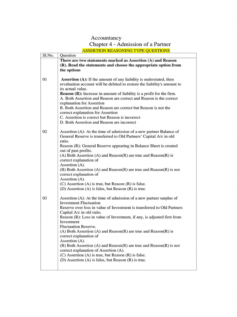 Class 12 CH 3 Arq Accountancy | PDF