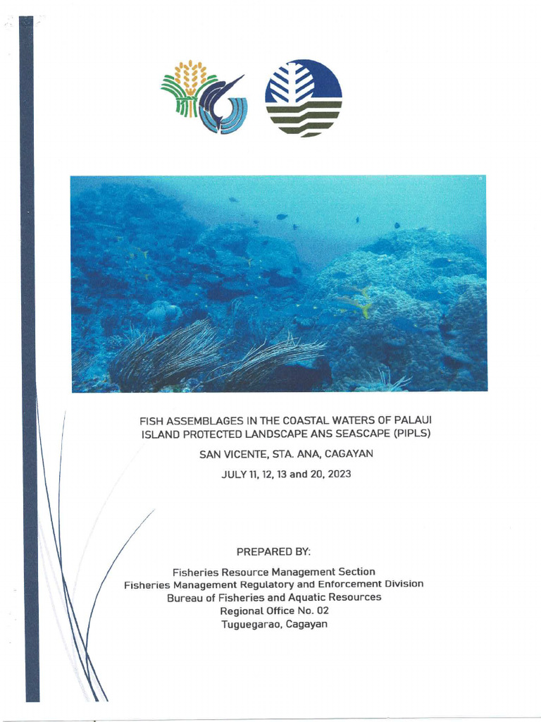 Fish Assemblages in The Coastal Waters of Plaui Isalnd Protected ...