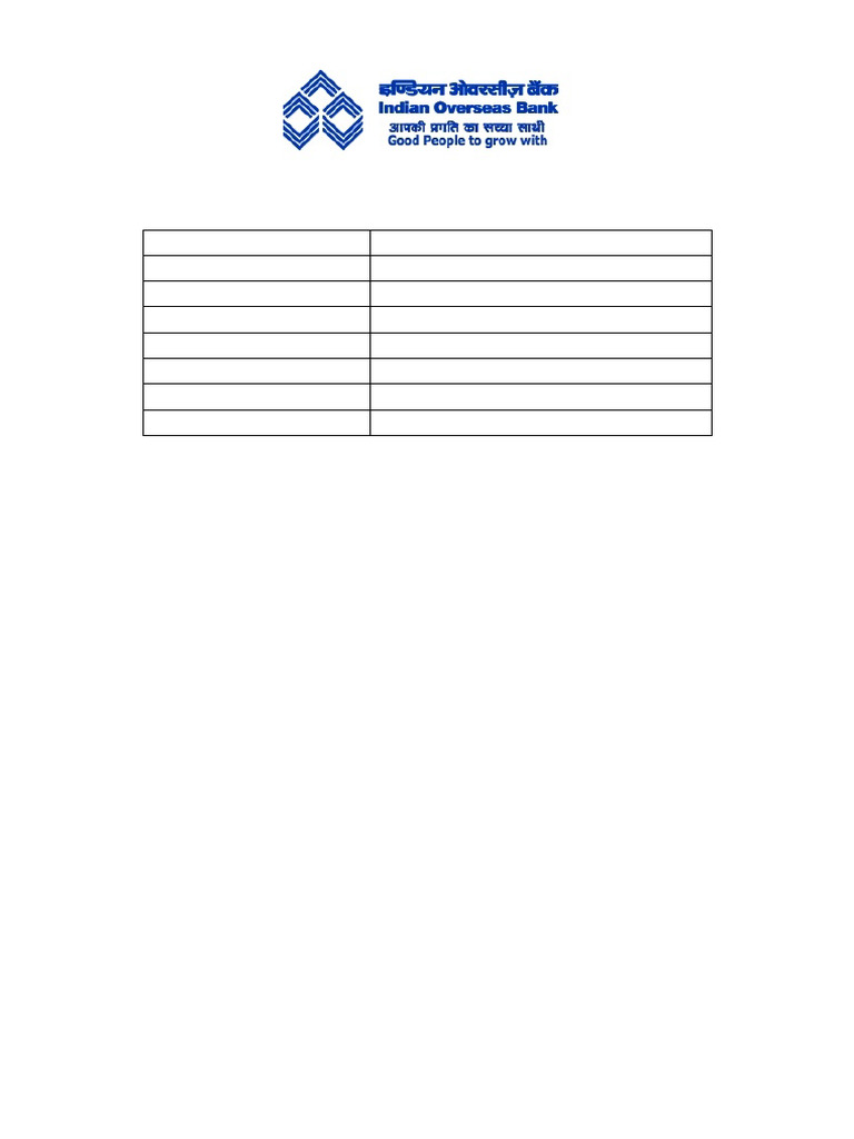 IOB Bank Receipt IMPS | PDF