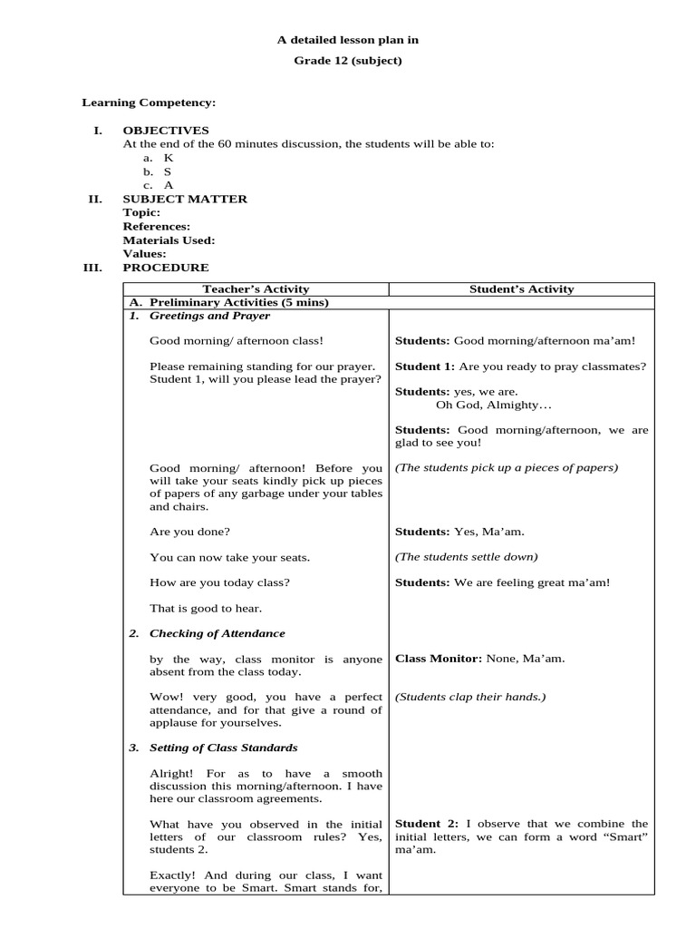 5 E's Lesson Plan 3 Grade 7 | PDF | Learning