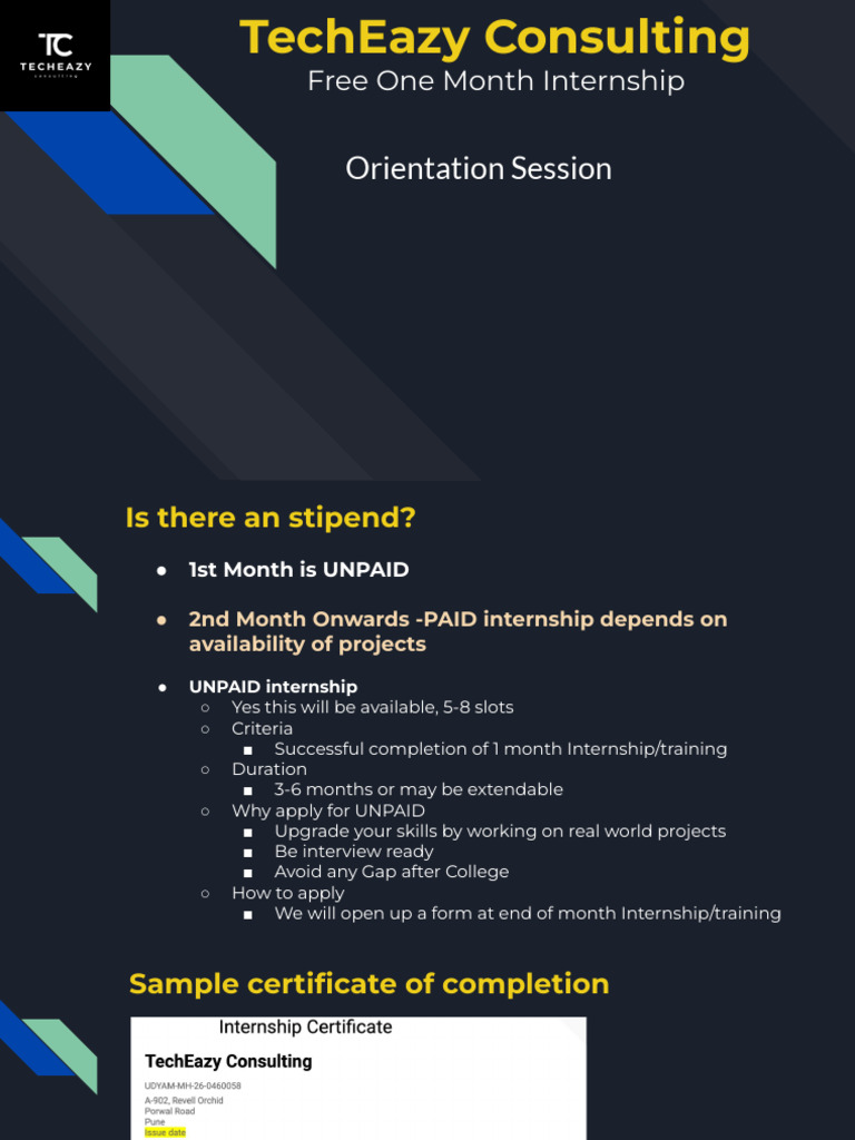 4June2025-OrientationSession | PDF | Internship | Job Hunting