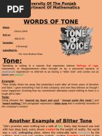 Authors Tone | PDF | Nostalgia | Emotions