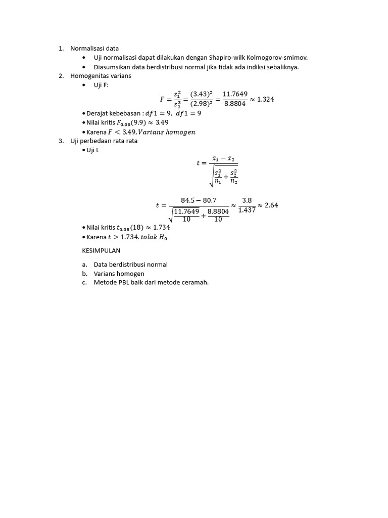 Normalisasi Data | PDF