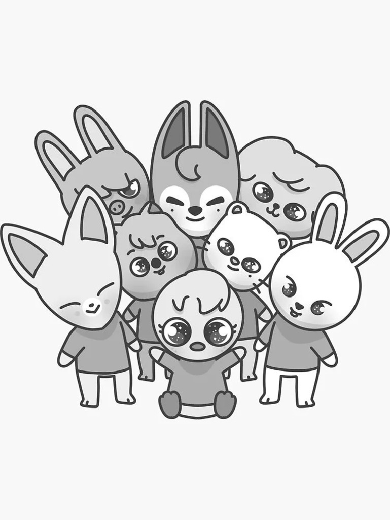 Skzoo Coloring Pages 5 1 | PDF