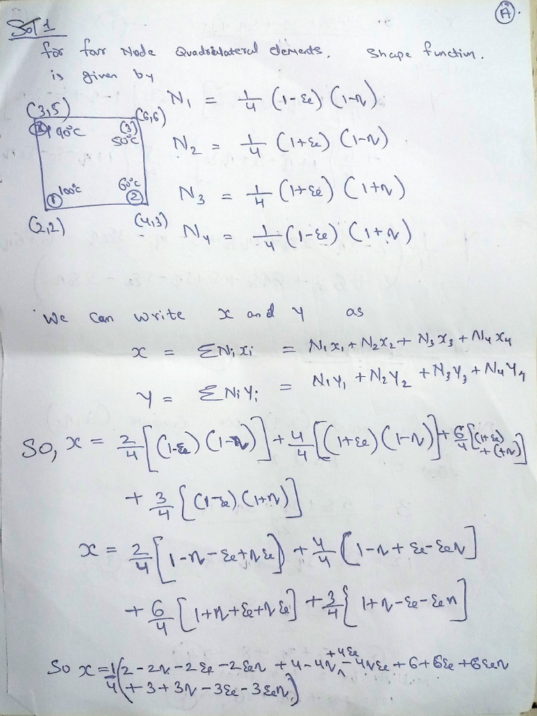 Practice Sheet2 - 2D FEM | PDF