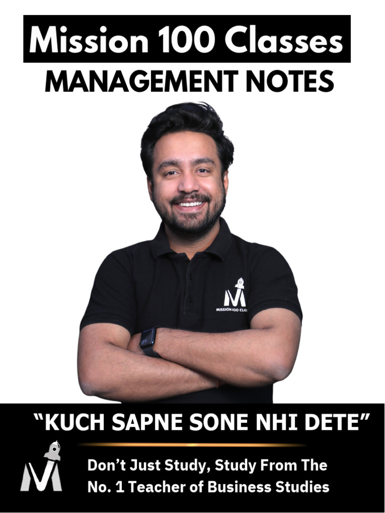 Management Notes Merged | PDF | Science | Human Resources