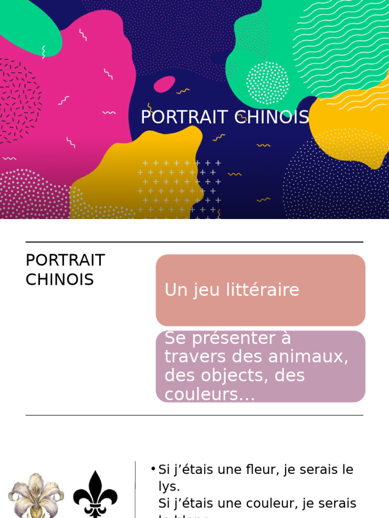 Portrait Chinois | PDF