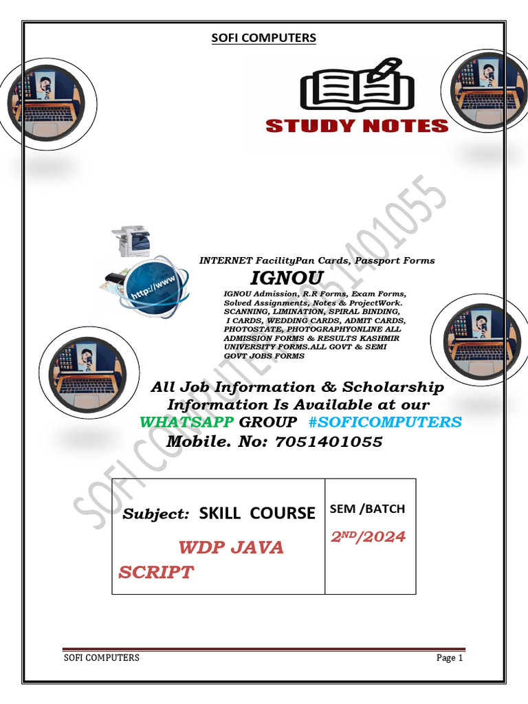 Skill Java Script 2nd Sem 2024 | PDF | Java Script | Dynamic Html