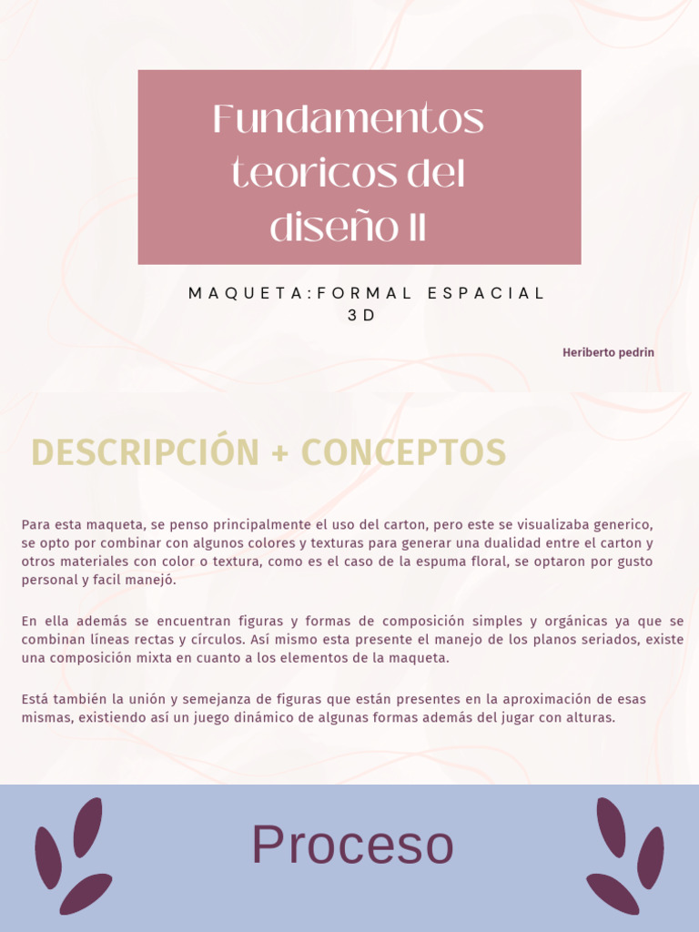 Fundamentos - Maqueta Final | PDF