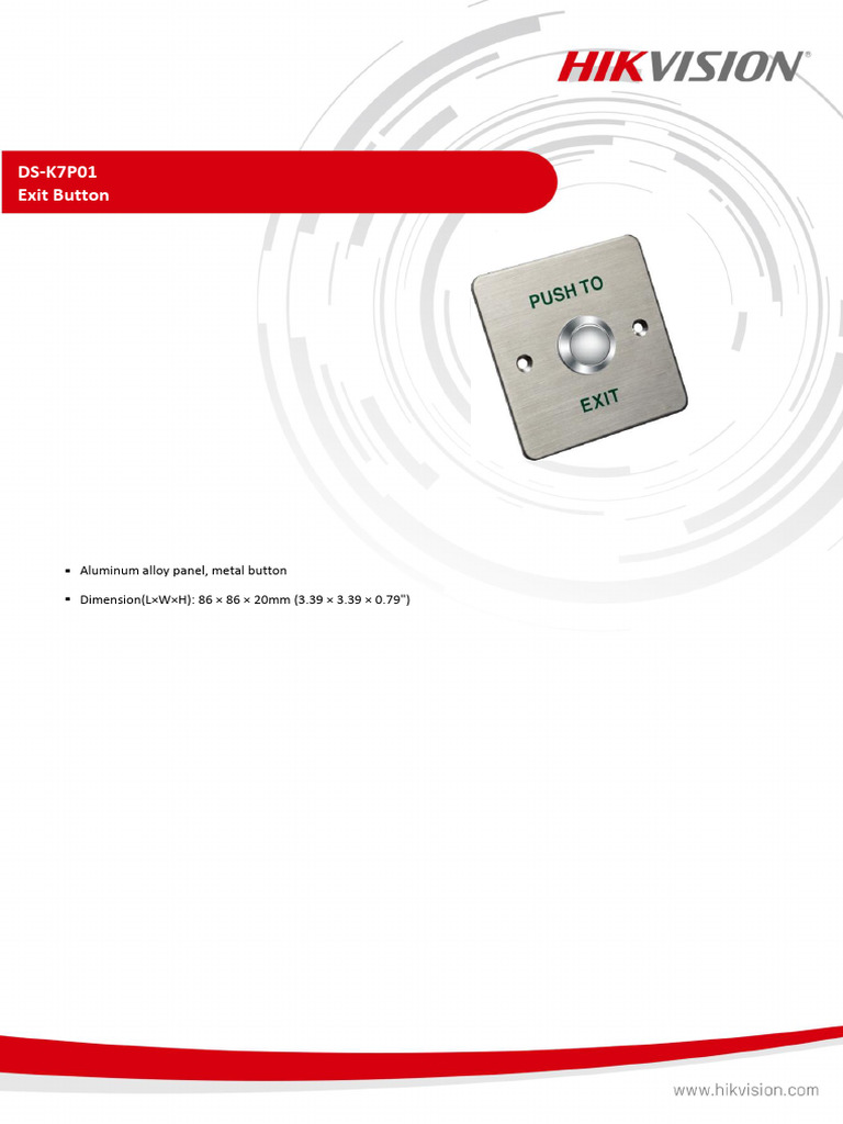DS-K7P01 Datasheet 20231213 | PDF