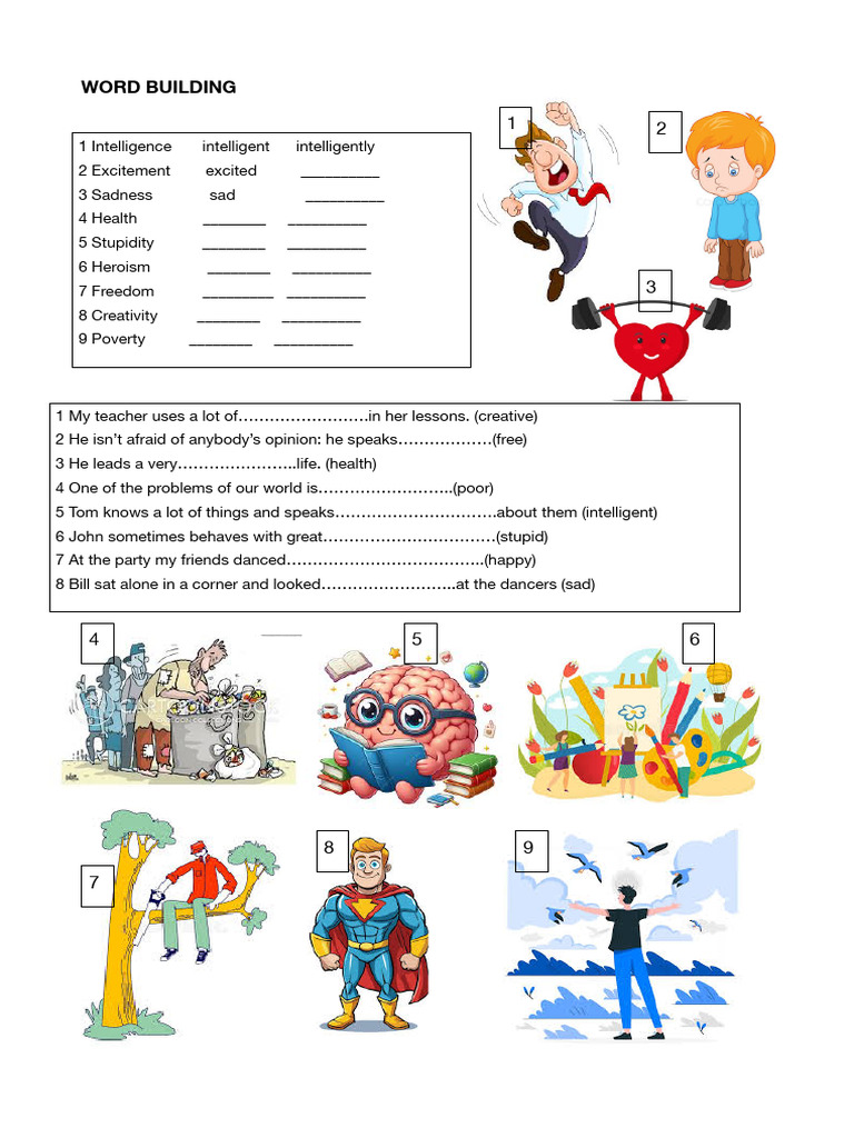 Word Building - Intelligence | PDF