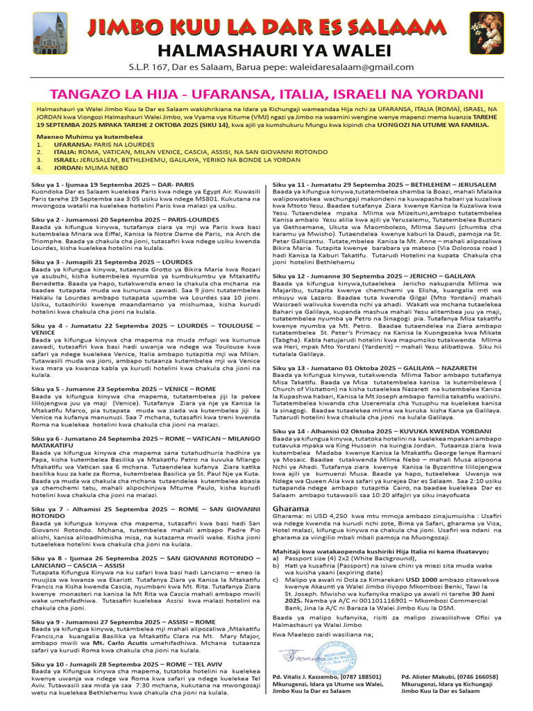 Tangazo La Hija 2025-3 | PDF