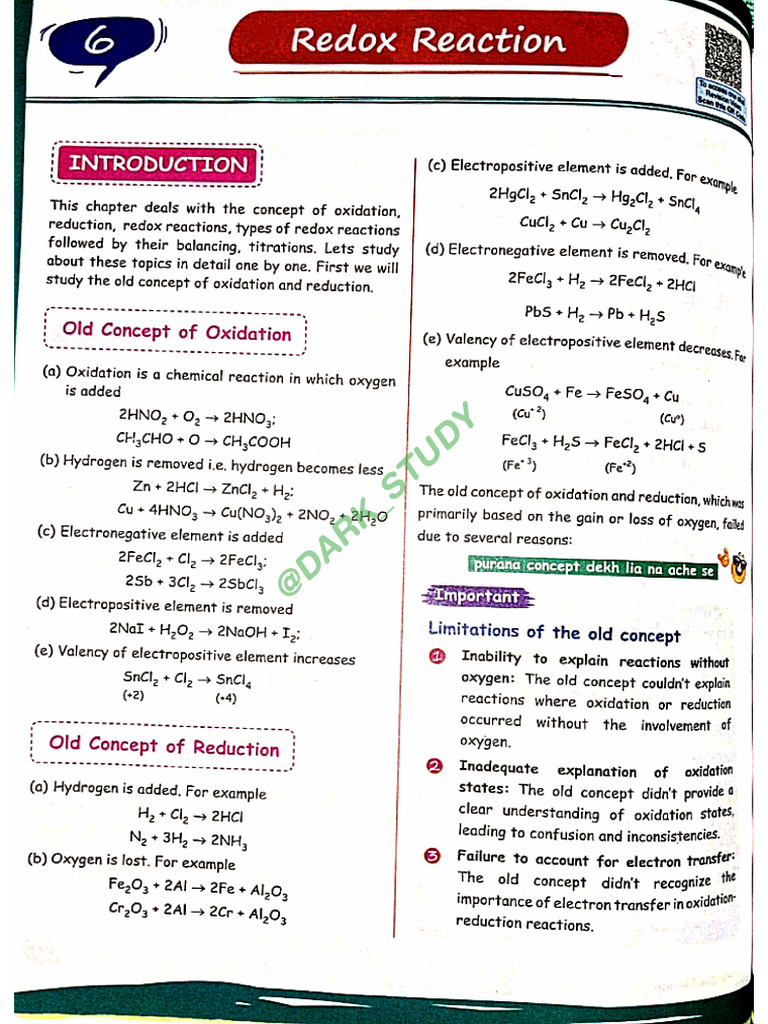REDOX REACTION BY PaNDaY Faisal Sir Book | PDF