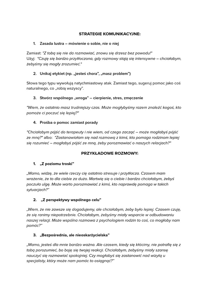 Strategie Komunikacyjne | PDF