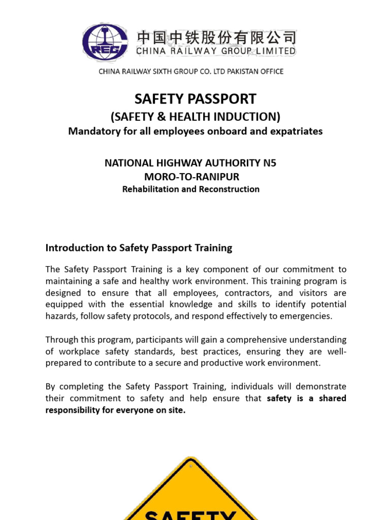 SAFETY INDUCTION TRAINING | PDF | Fires | Safety
