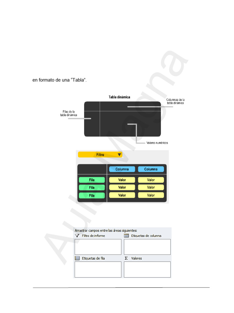 Cap. 9 Tablas Dinámicas-Virtual | PDF | Microsoft Excel | Ventana (informática)