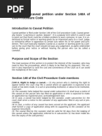 Caveat Application Format | PDF | Law