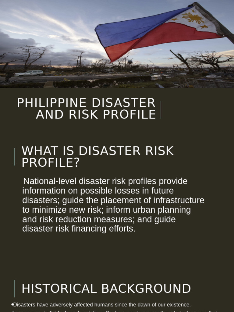 Philippine Disaster and Risk Profile 2022 | PDF | Volcano | Tropical ...
