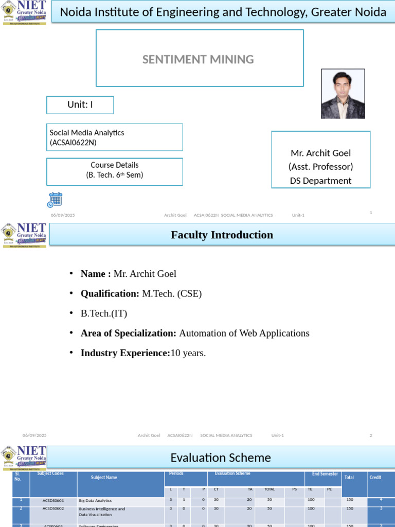 Social Media Analytics Overview | PDF | Analytics | Learning