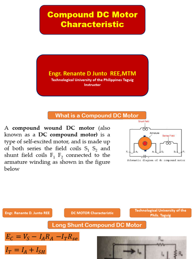 DC Motor Characteristic Lecture 4 Save | PDF | Volt | Electrodynamics