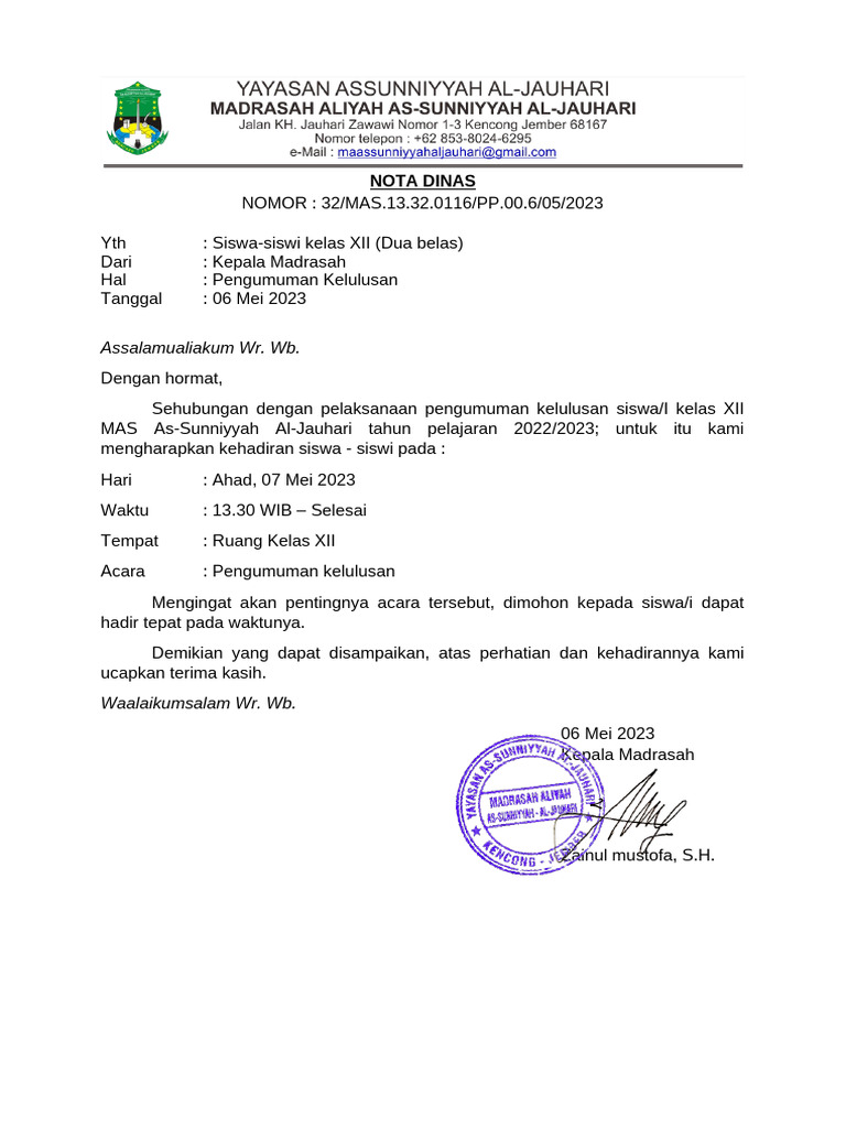 Format Ud RPT Kelulusan | PDF