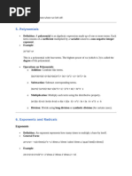 Algebra Notes | PDF
