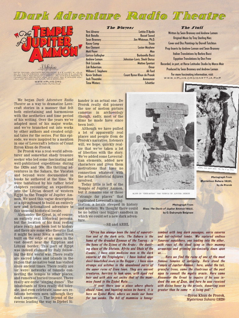 The Temple of Jupiter Ammon | PDF