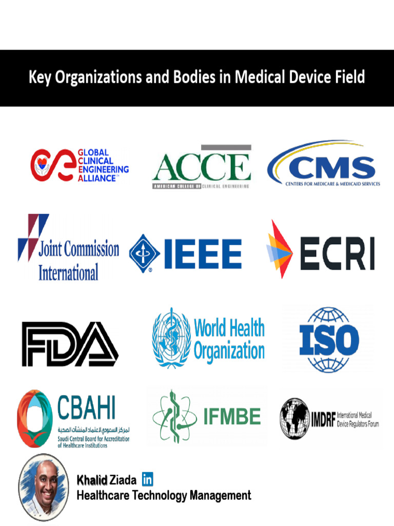 Key Organizations and Bodies in Medical Device Field | PDF