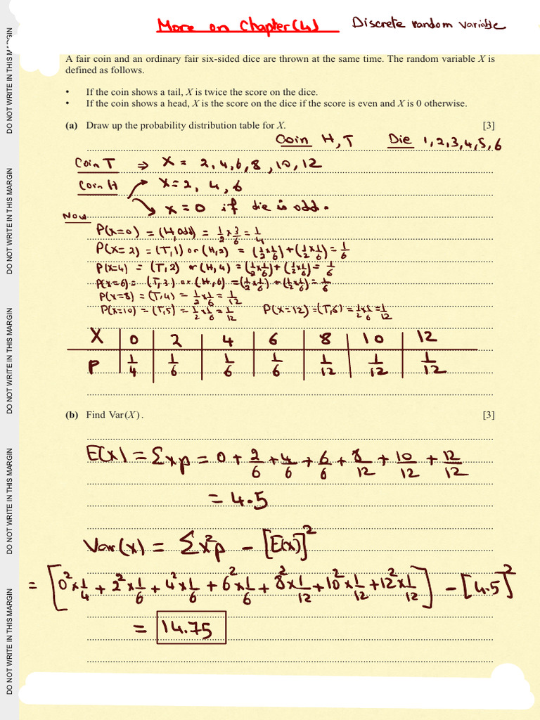 More in Discrete Random Variable and Start BINOMIAL DISTRIBUTION | PDF | Probability ...