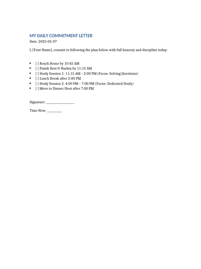 Commitment Letter | PDF