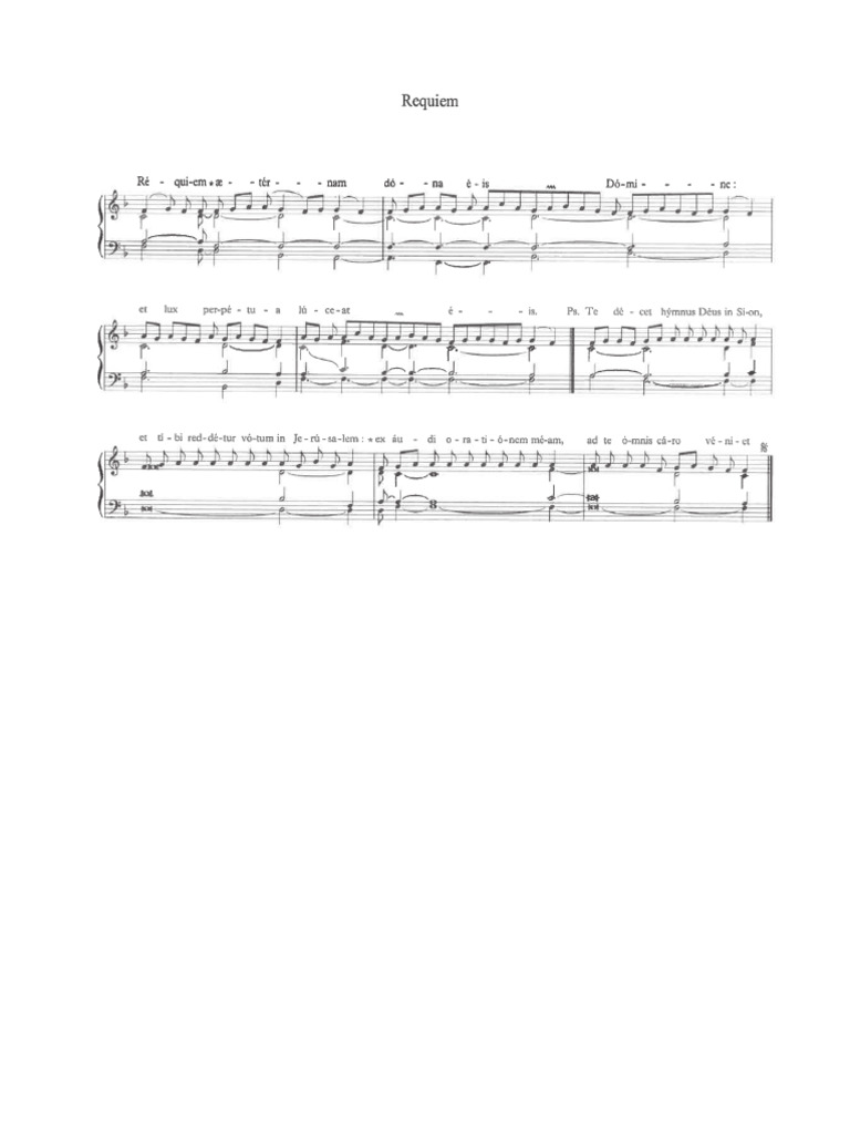 Requiem | PDF