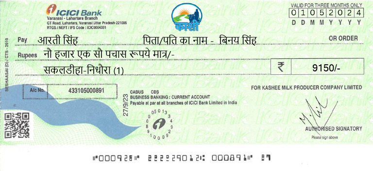 Cheque Draft | PDF