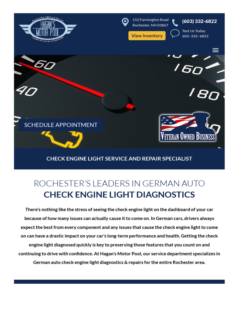 Check Engine Light Repair Rochester | PDF | Engines | Car