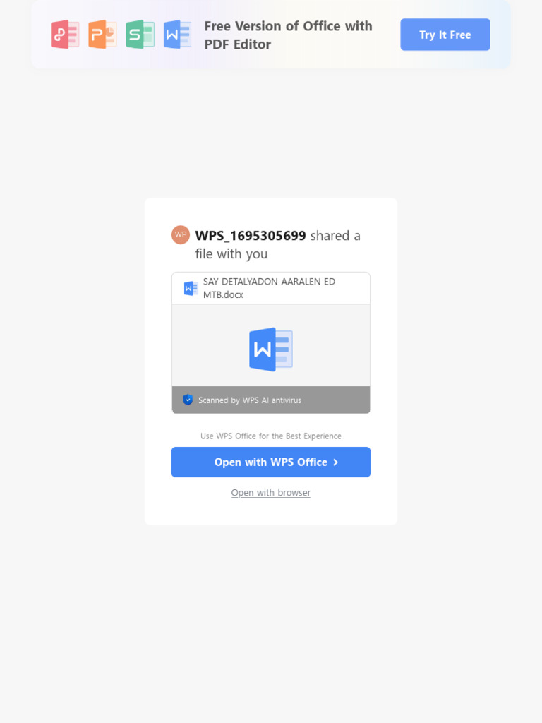 WPS Office File Sharing Instructions | PDF
