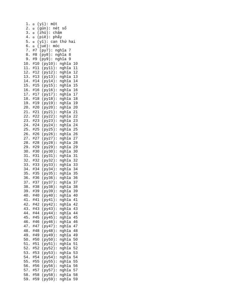 214 Bo Thu Tieng Trung | PDF
