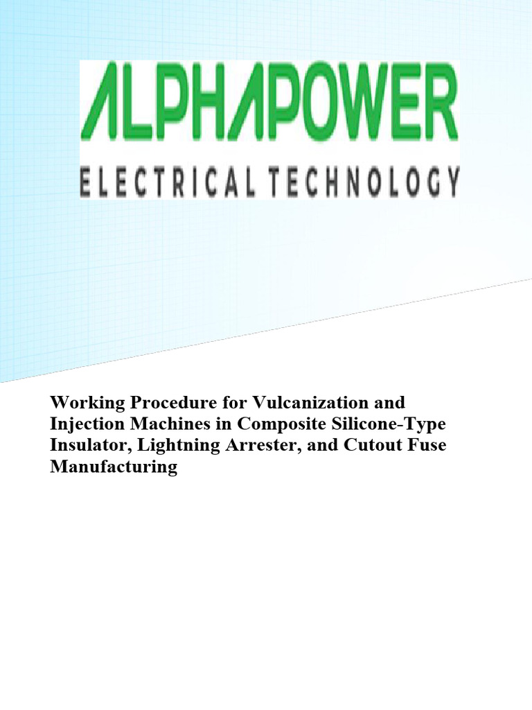 ISO 9001 Documents Volcunization and Injection Machine Working ...