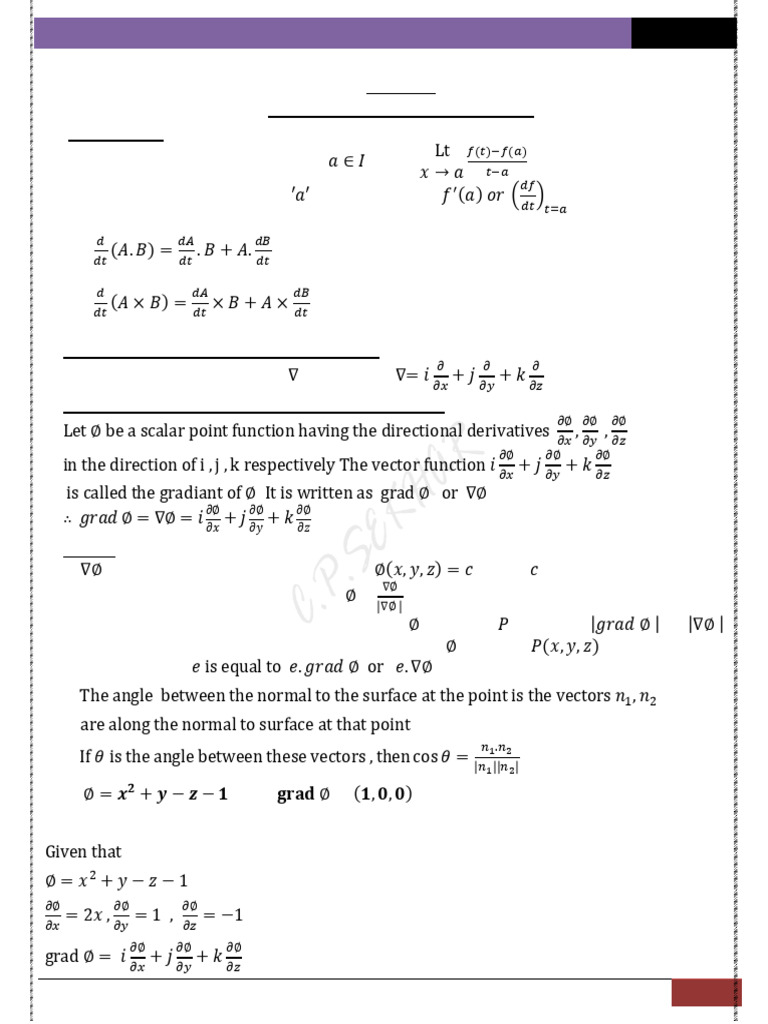 Devc Unit - IV | PDF | Gradient | Applied Mathematics