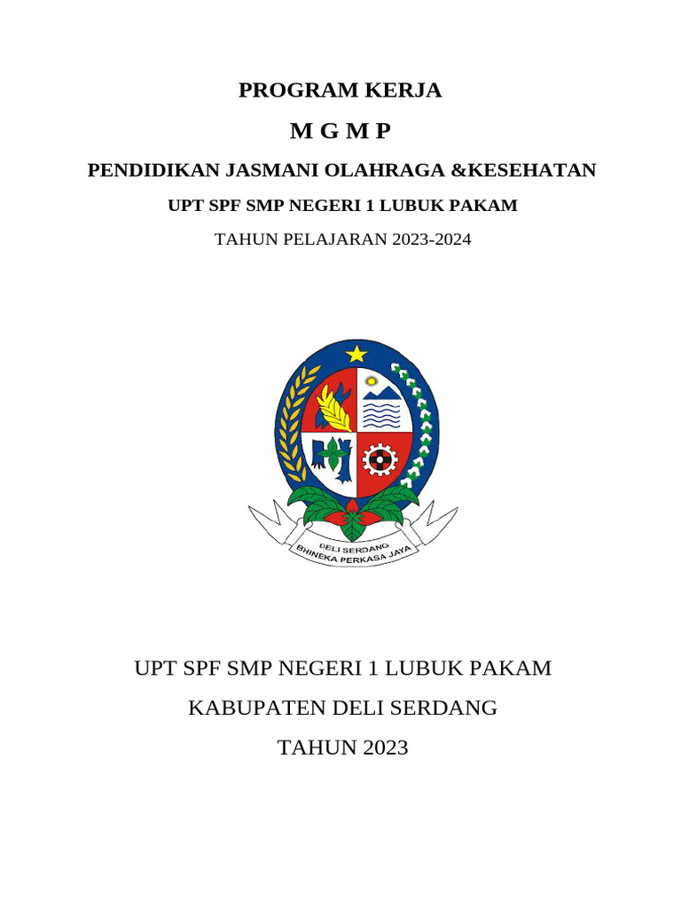 Progja MGMP Pjok Ta 20232024 | PDF