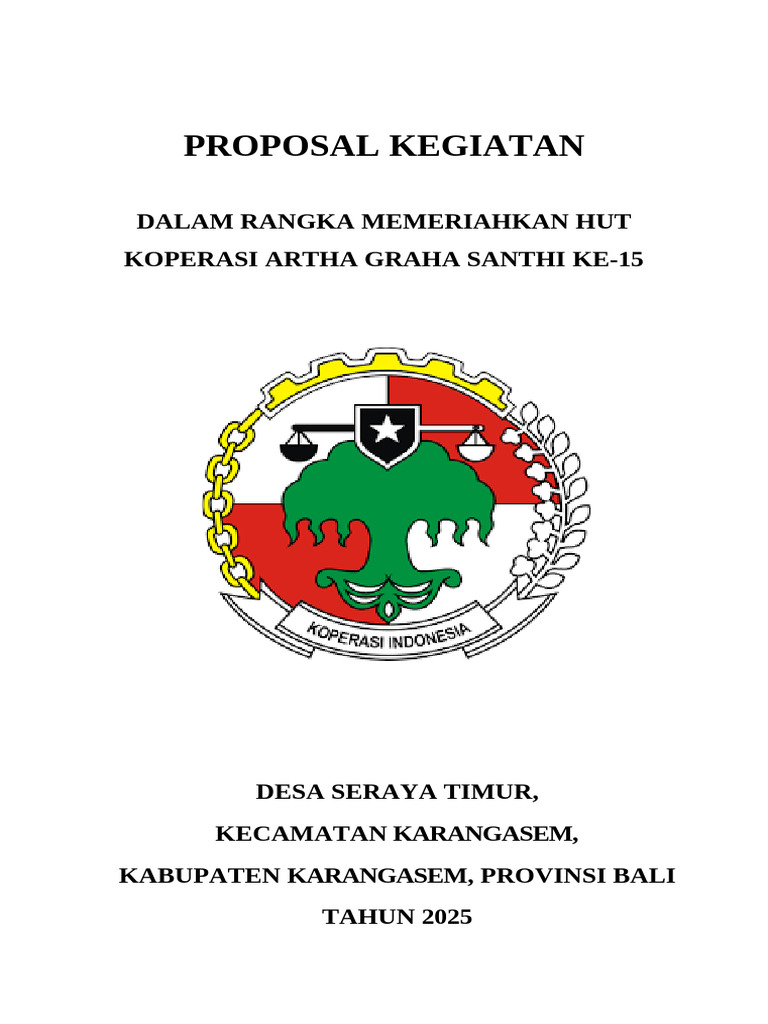 Proposal Kegiatan | PDF