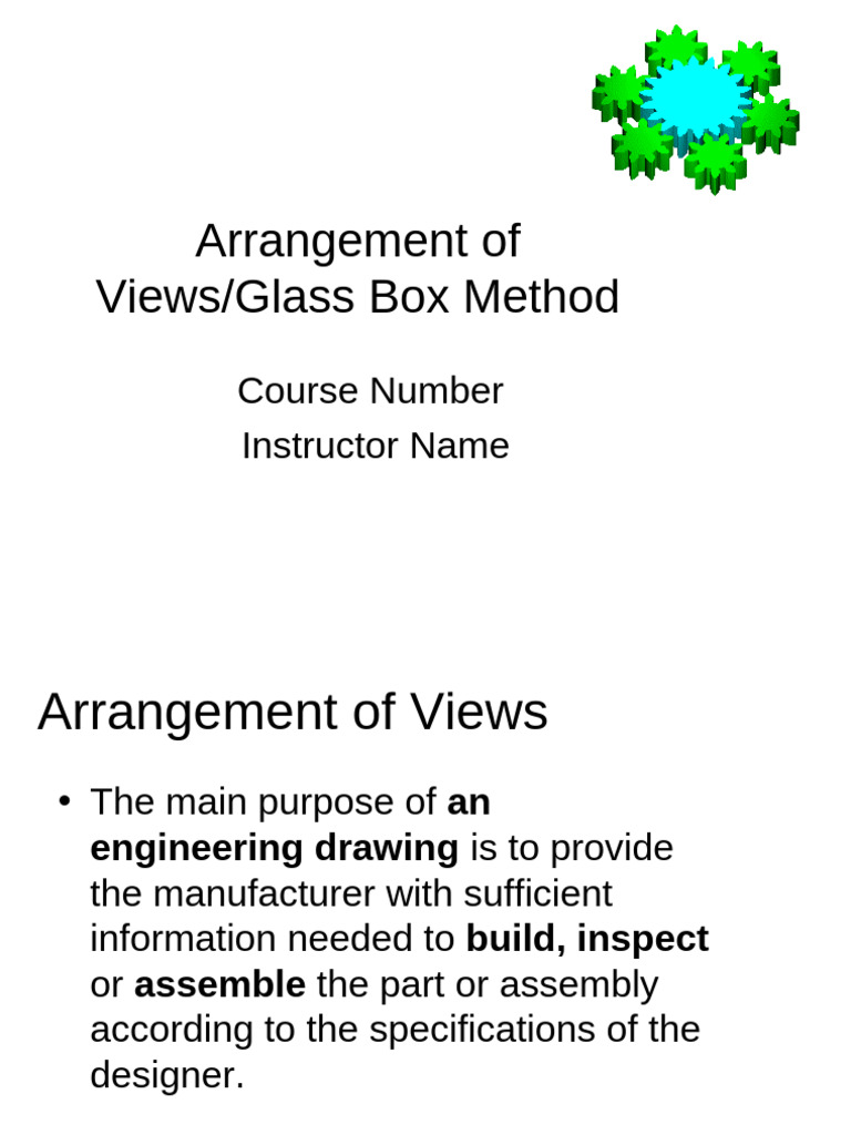 Glass Box Method for Multiview Drawings | PDF | Geometry | Classical ...