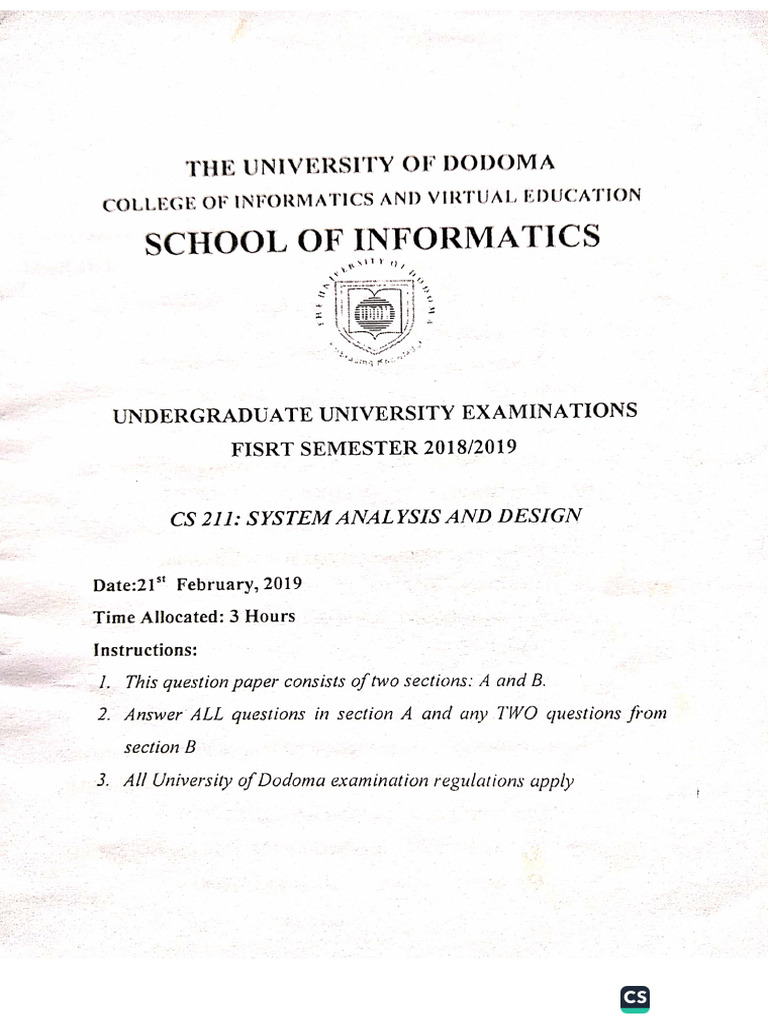 SAD Past Papers | PDF