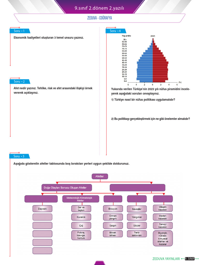 9-sinif-cografya-2-donem-2-yazili | PDF