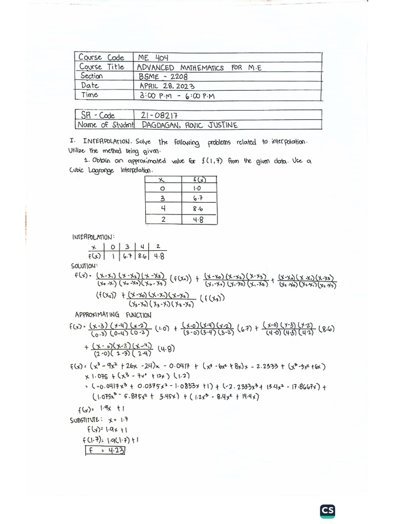 Me 2208, Dagdagan, Rovic Justine | PDF